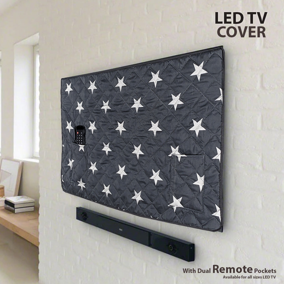 LED TV Cover with Remote Pocket – Trendy Pakistan
