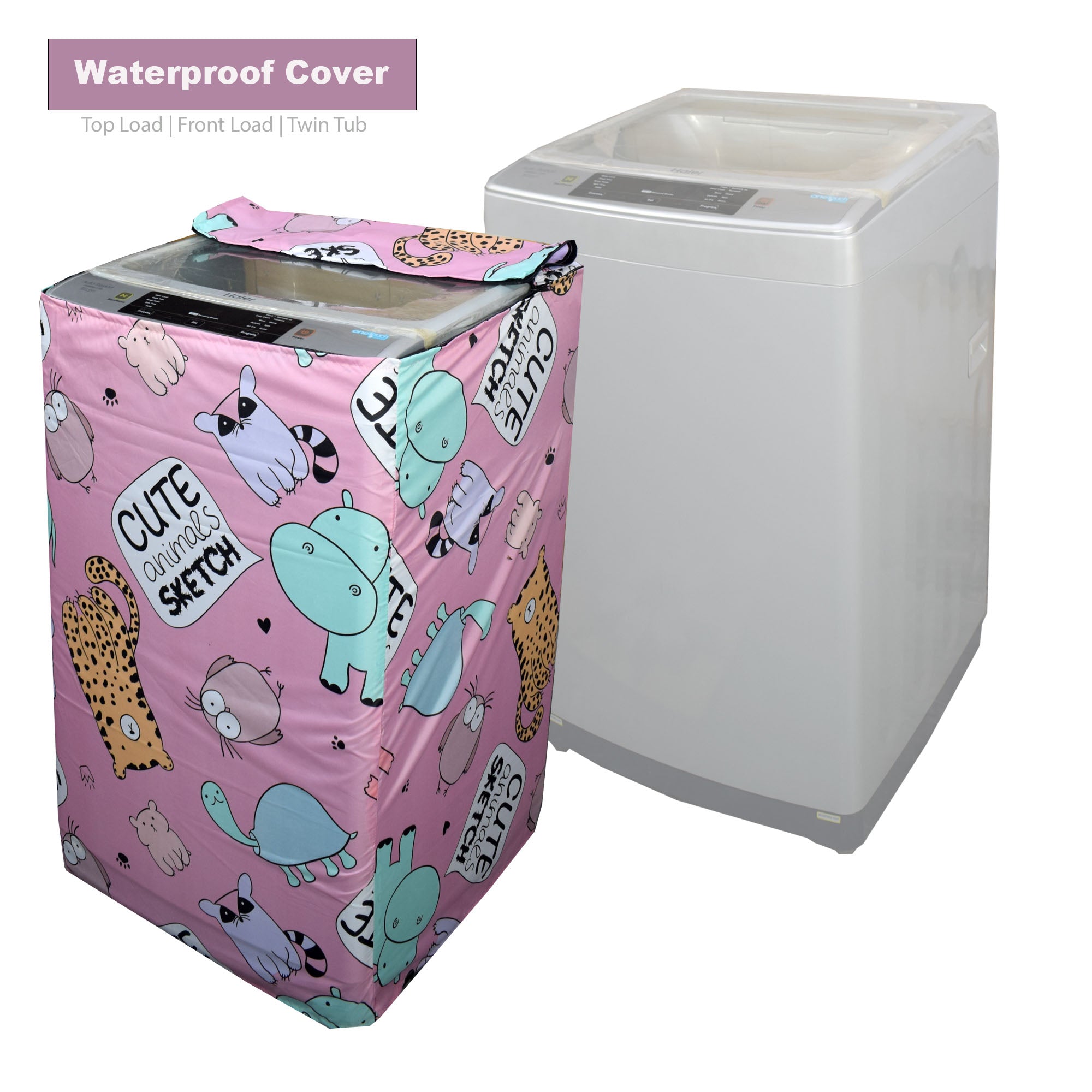Best Waterproof Washing Machine Cover Pink for Top Load & Front Load i ...